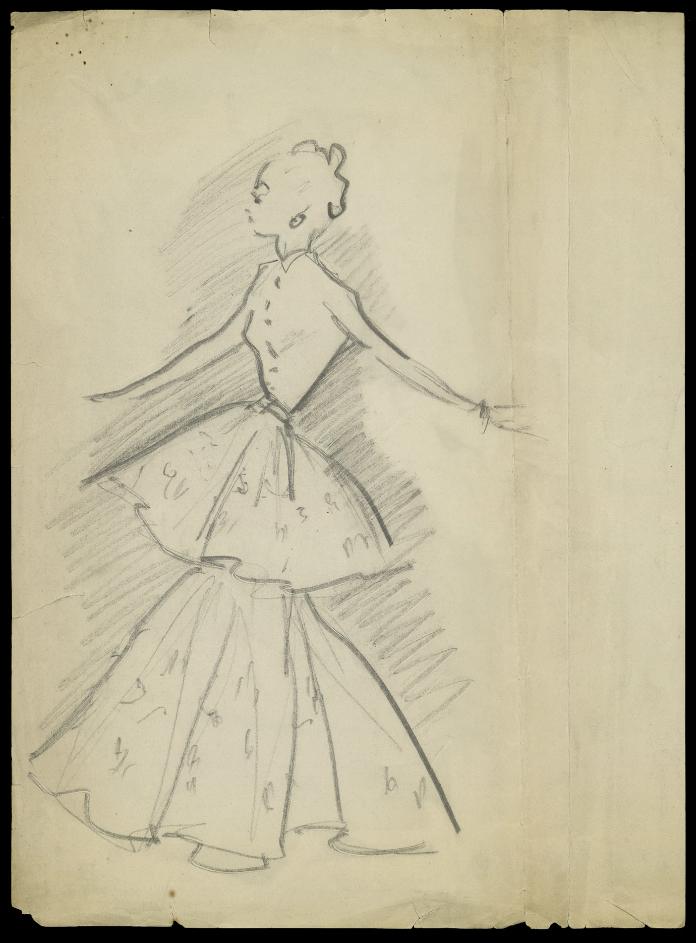 Sketches by Christian Dior | La Galerie Dior