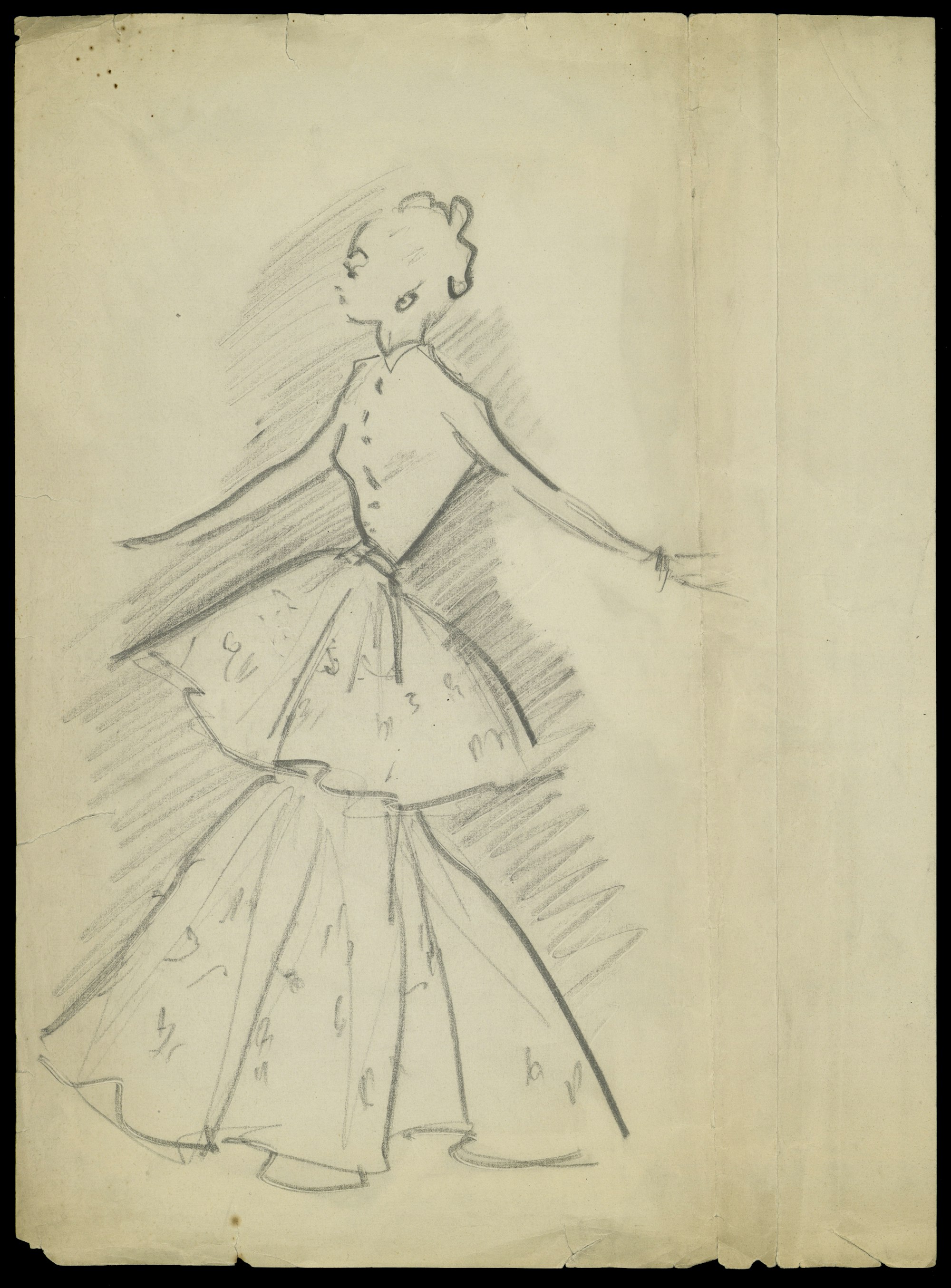 Sketches by Christian Dior | La Galerie Dior