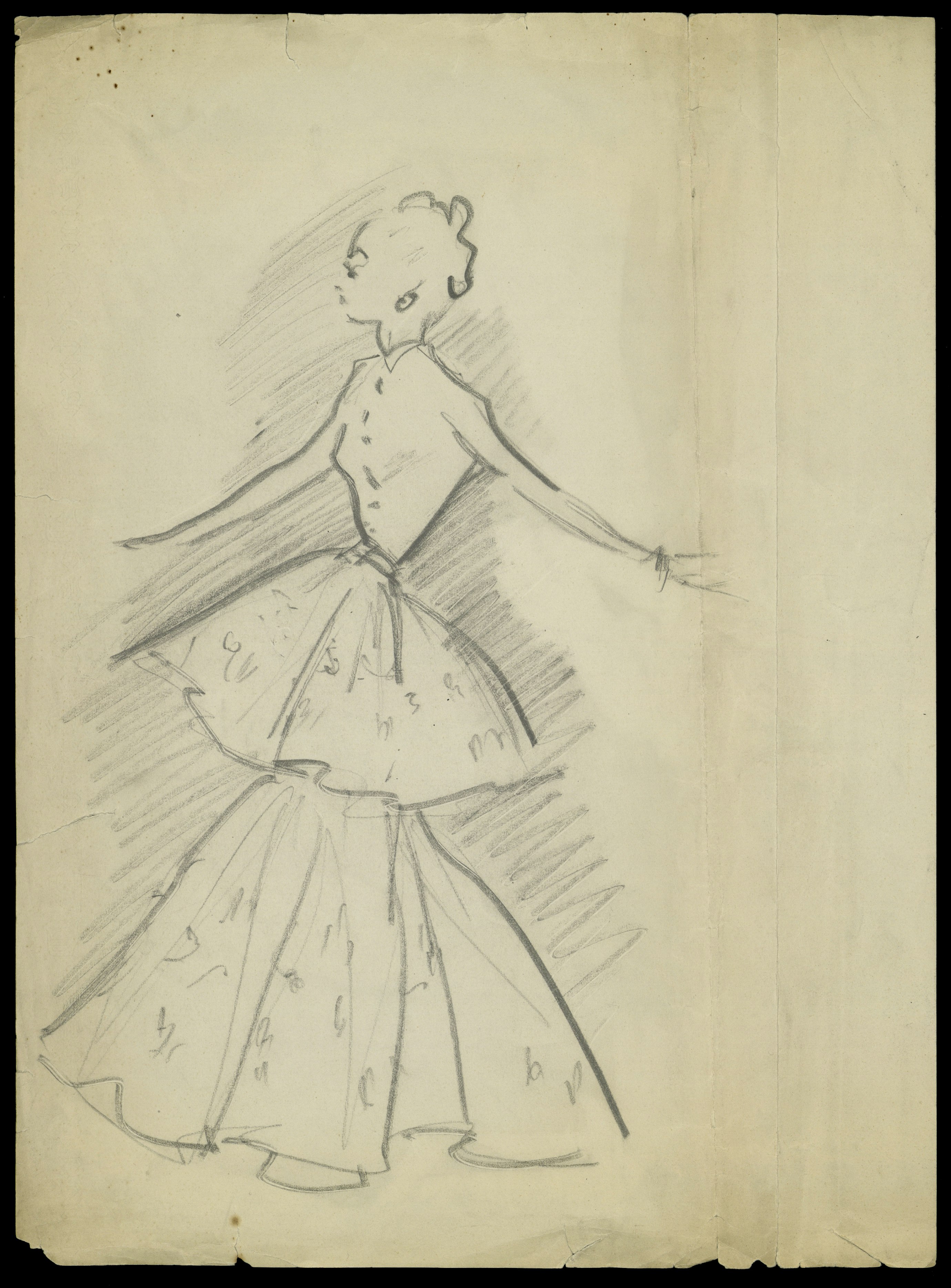 Sketches by Christian Dior | La Galerie Dior